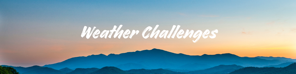 Weather challenges – CampUpTime